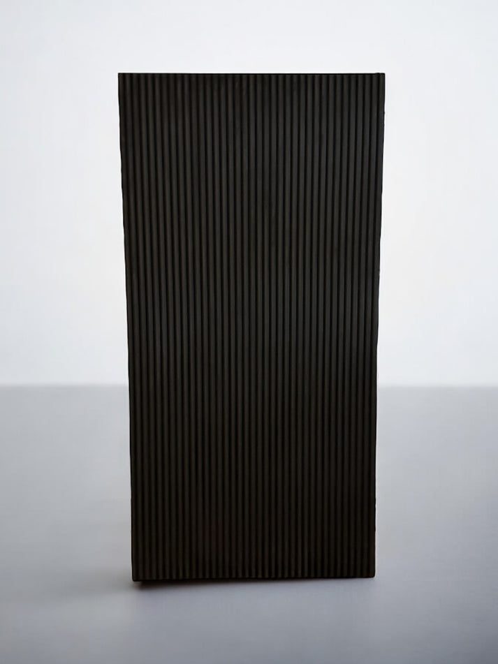 Rectangle Ripple Backdrop RENTAL - 3'x6' - Black - RENTAL – BeautyBagDesign